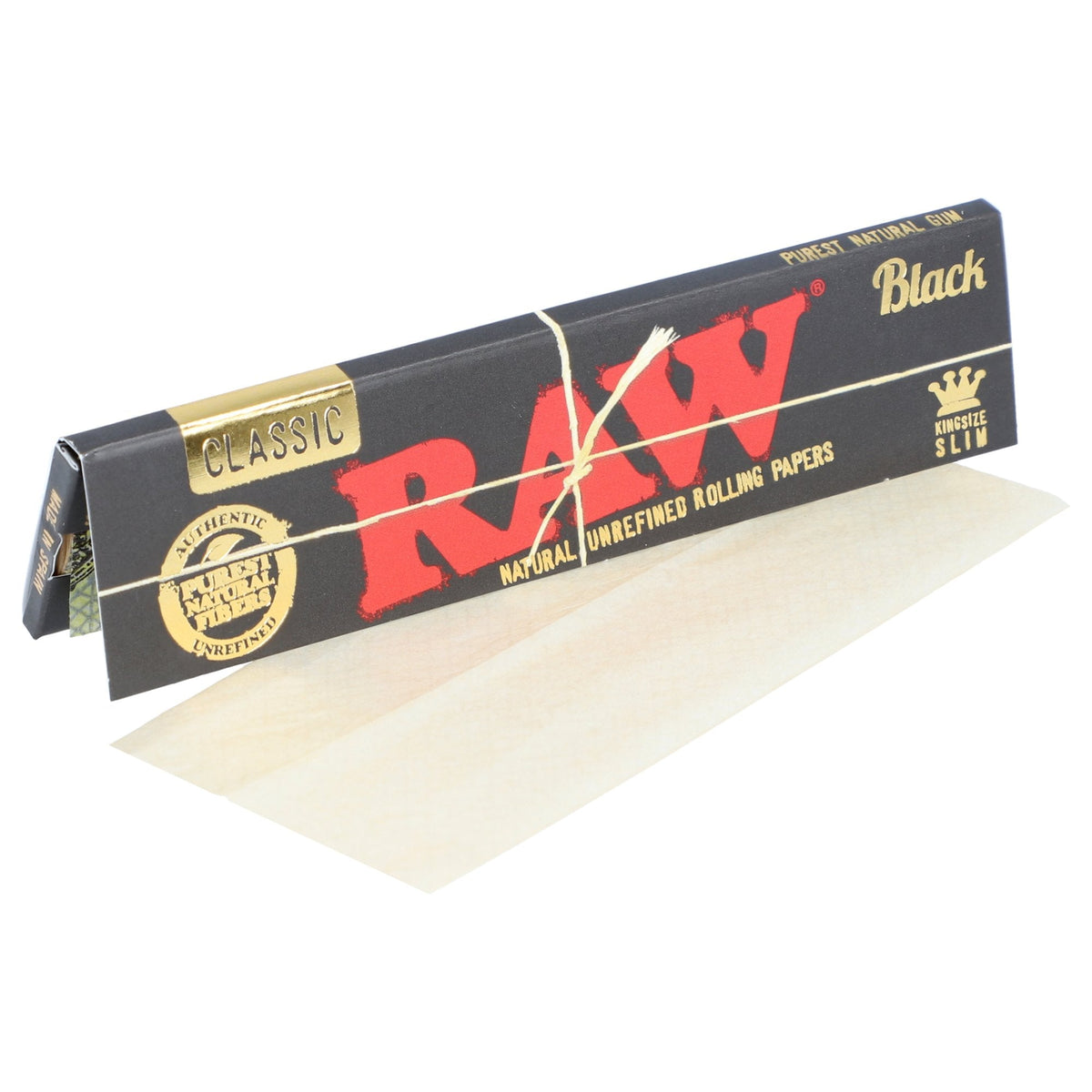 Raw Black Classic King Size Slim Rolling Papers Ralphys World