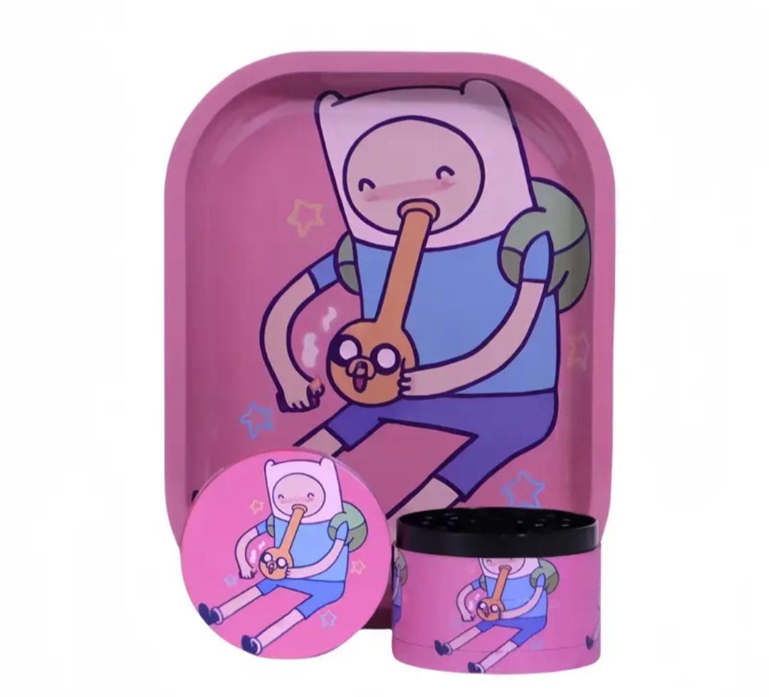 Adventure Time Pink Grinder Rolling Tray Set – Ralphy's World