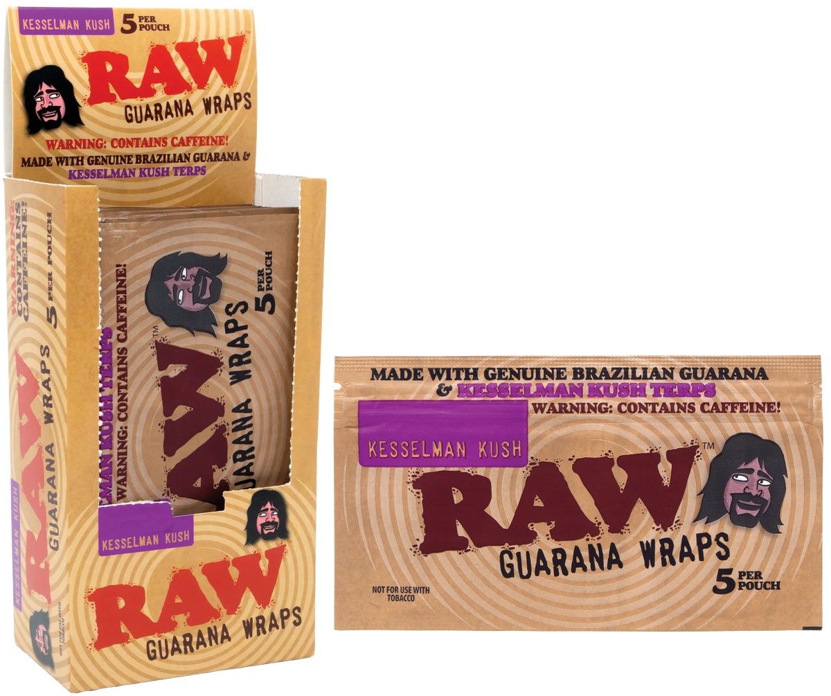 Raw Kesselman Kush Guarana Caffeine Wrap – Ralphy's World