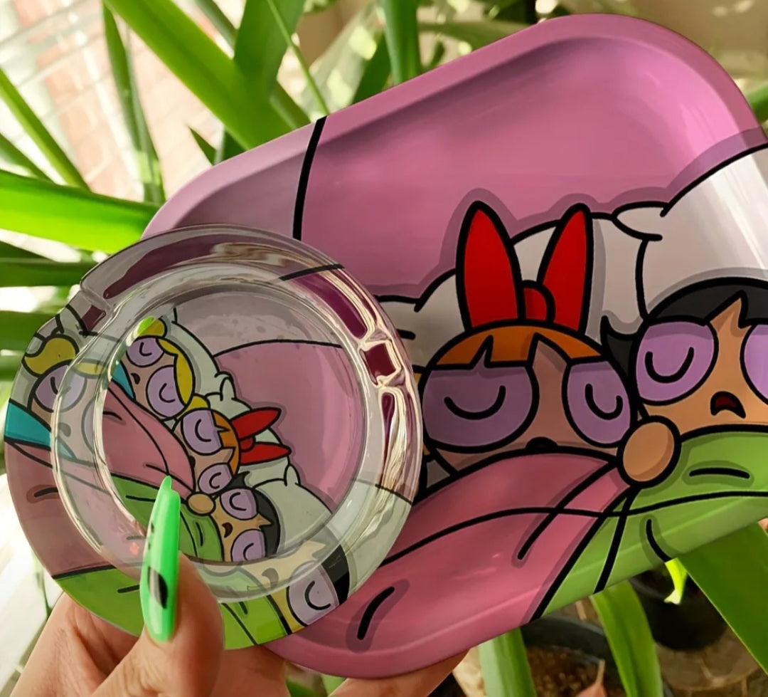 Power Puff Girls Rolling Tray/w Ashtray – Ralphy's World