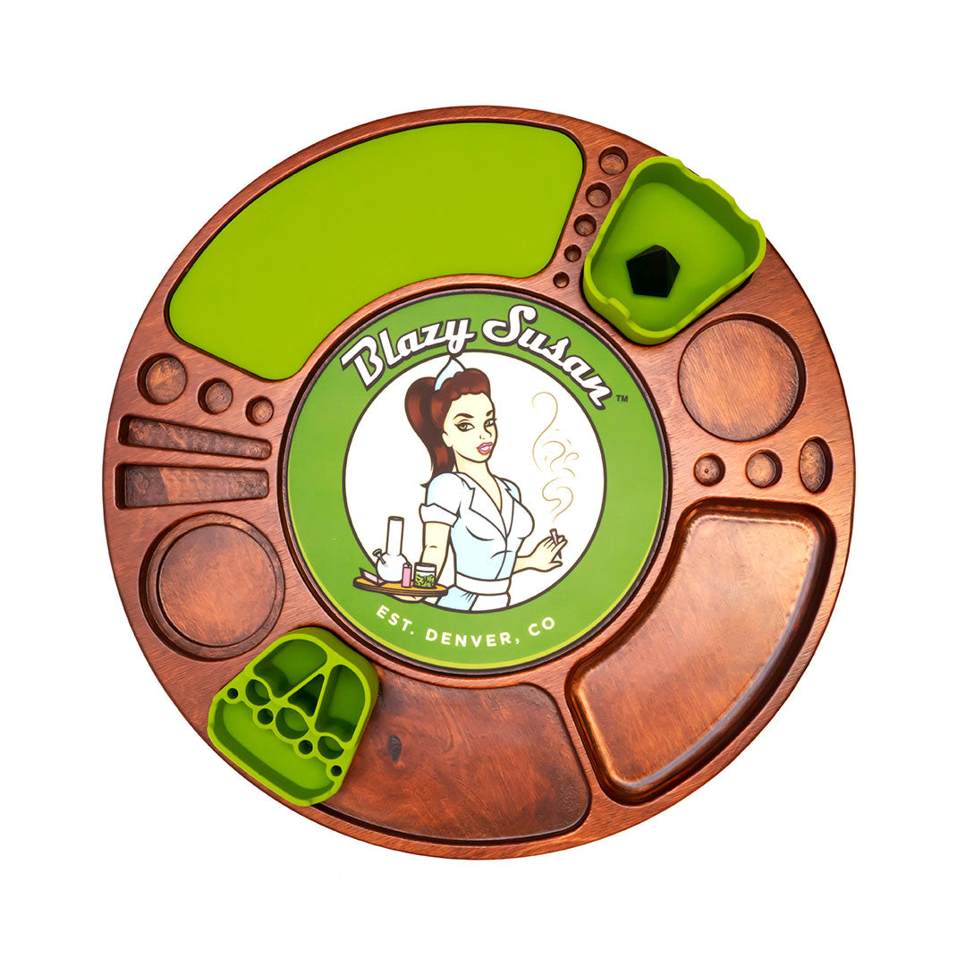 Cherry Blazy Susan Spinning Rolling Tray – Ralphy's World