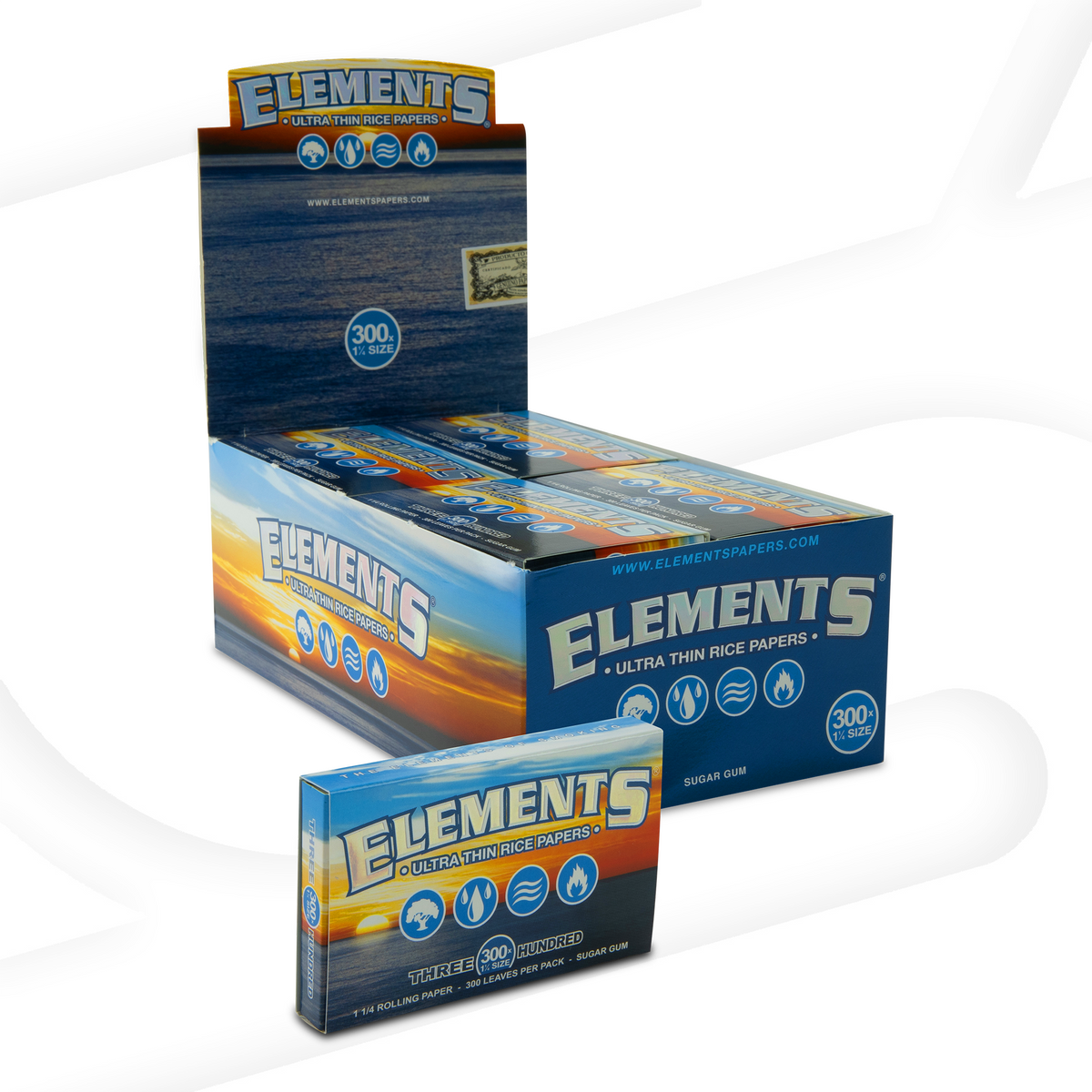 Elements 1 1/4 300 Rolling Papers – Ralphy's World