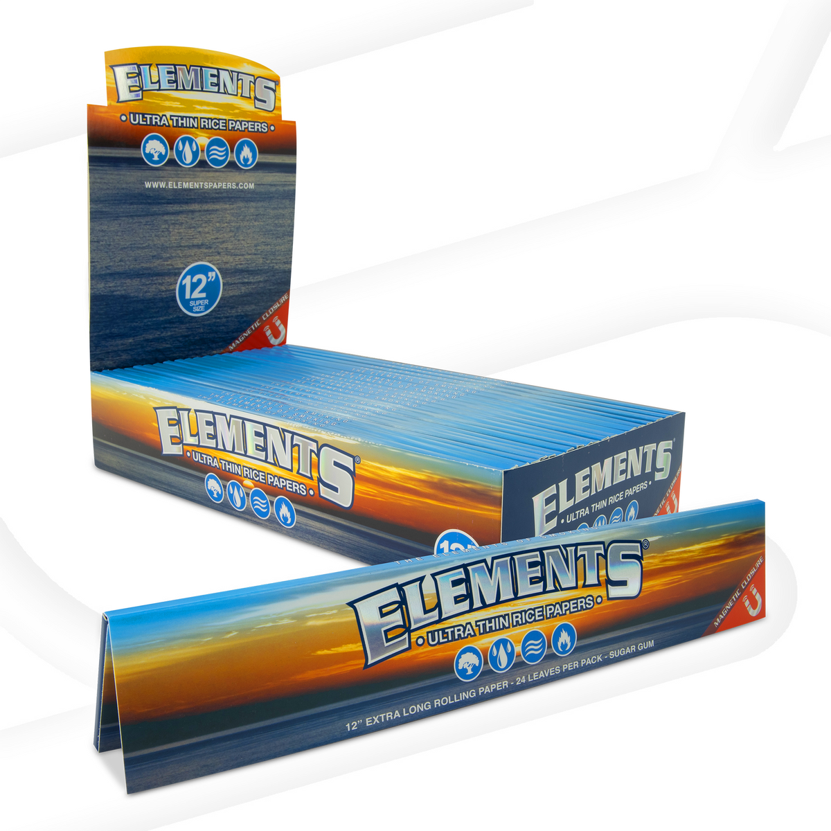 Elements 12'' Extra Long Rolling Papers – Ralphy's World