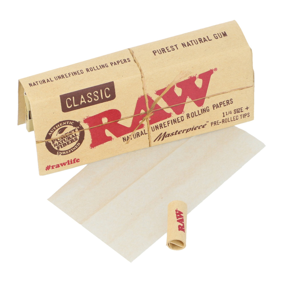 RAW Classic Masterpiece 1 1/4 Rolling Papers – Ralphy's World