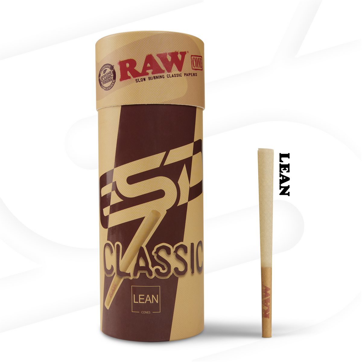 RAW Cones Lean Classic Slow Burning Rolling Papers – Ralphy's World