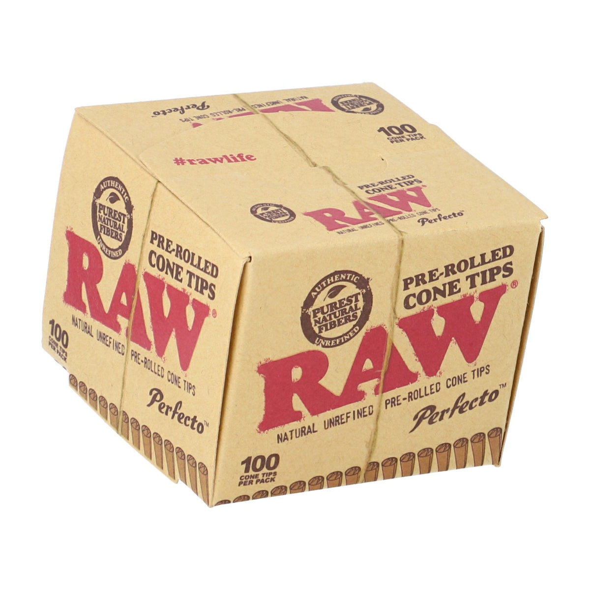 RAW Perfecto Pre-Rolled Cone Tips Box – Ralphy's World